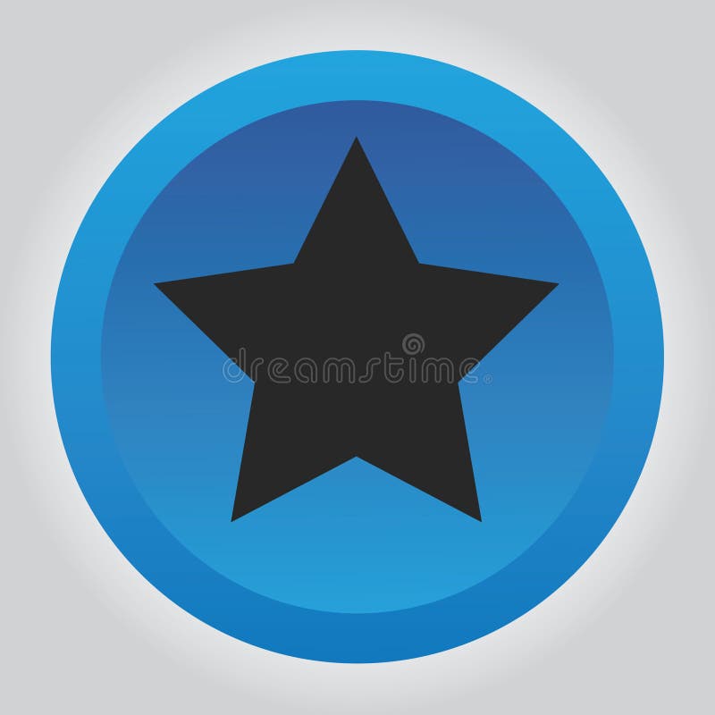 Favorite Button. Vector Illustration Decorative Design Stock Vector ...