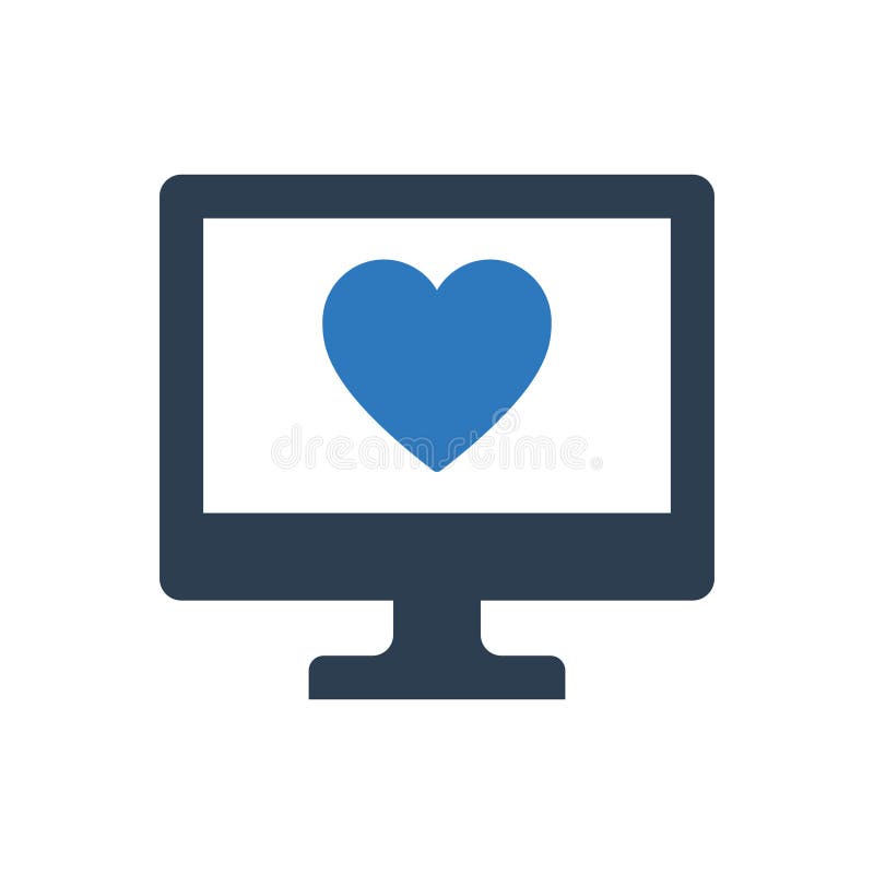 Favorite computer icon stock illustration. Illustration of sign - 376687560