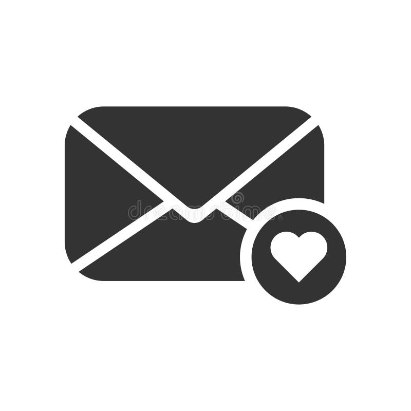 Favorite email icon stock vector. Illustration of favorite - 175093148