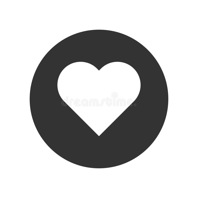 Favorite, heart icon stock vector. Illustration of symbol - 174952732