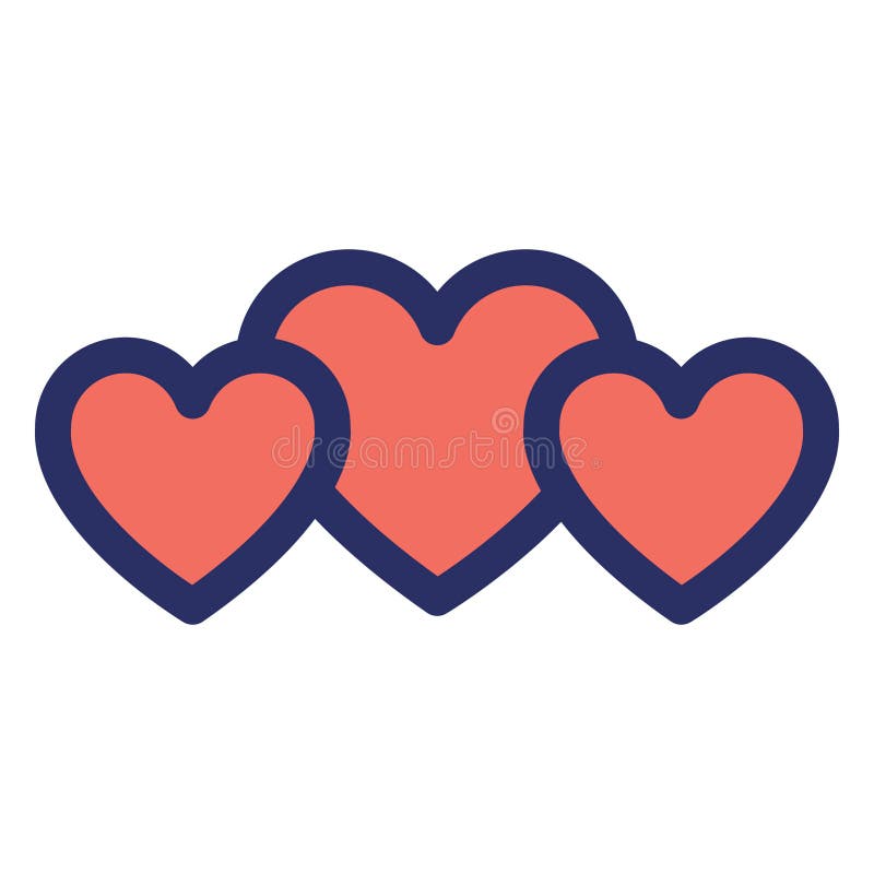 Favorite, Heart Shape Isolated Vector Icon Which Can Easily Modify or ...