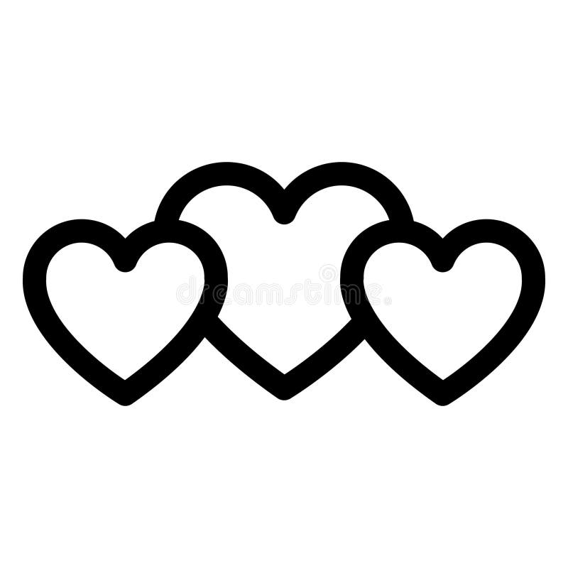 Favorite, Heart Shape Isolated Vector Icon Which Can Easily Modify or ...