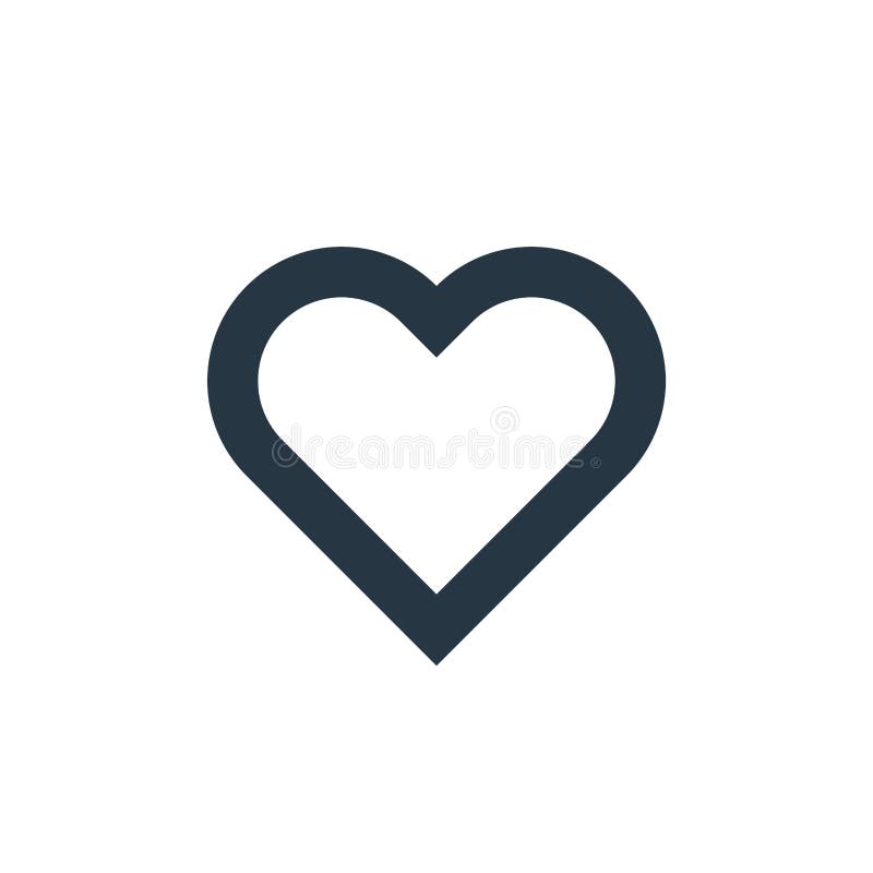 Favorite Icon Vector from Interface Essentials Concept. Thin Line ...