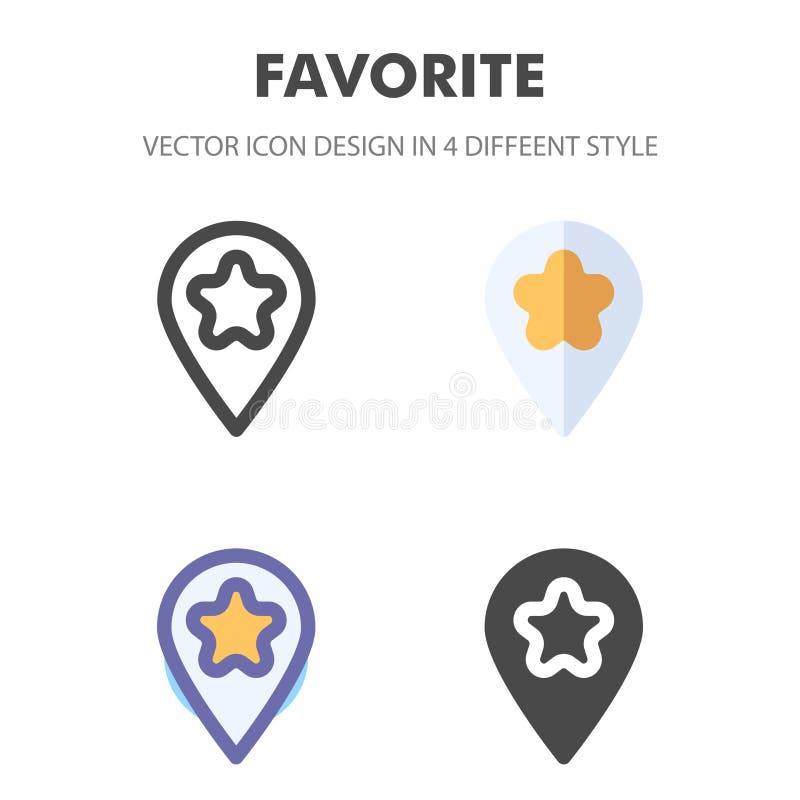 Favorite Icon. for Your Web Site Design, Logo, App, UI. Vector Graphics ...