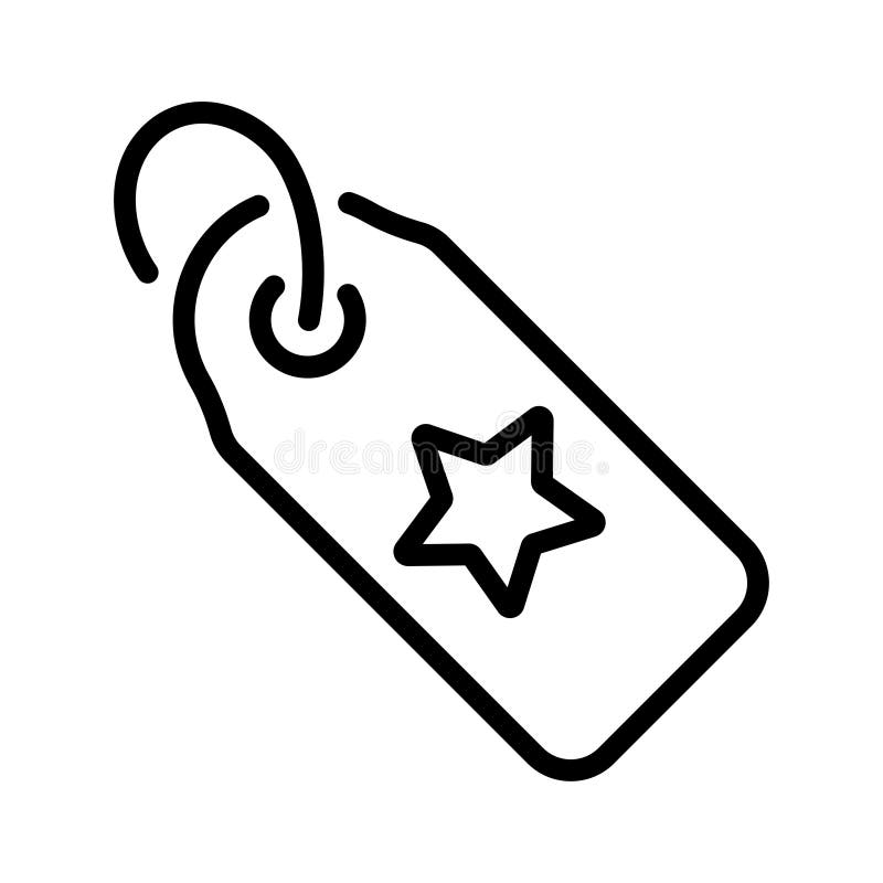 Favorite label icon stock vector. Illustration of meticulously - 224439881