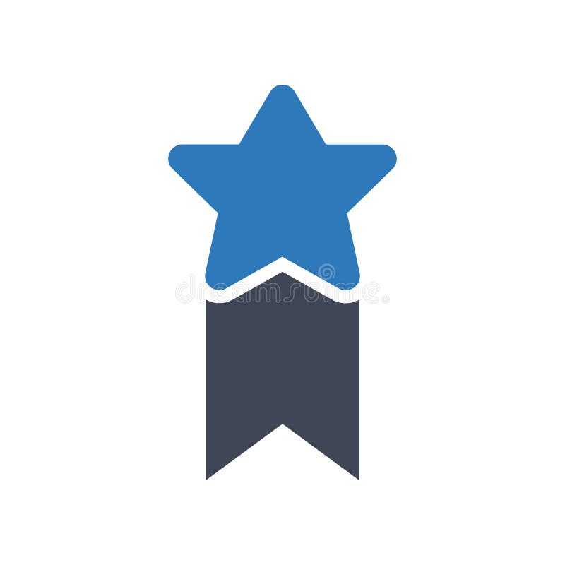 Favorite Mark Icon. Bookmark, Award Ribbon Stock Vector - Illustration ...