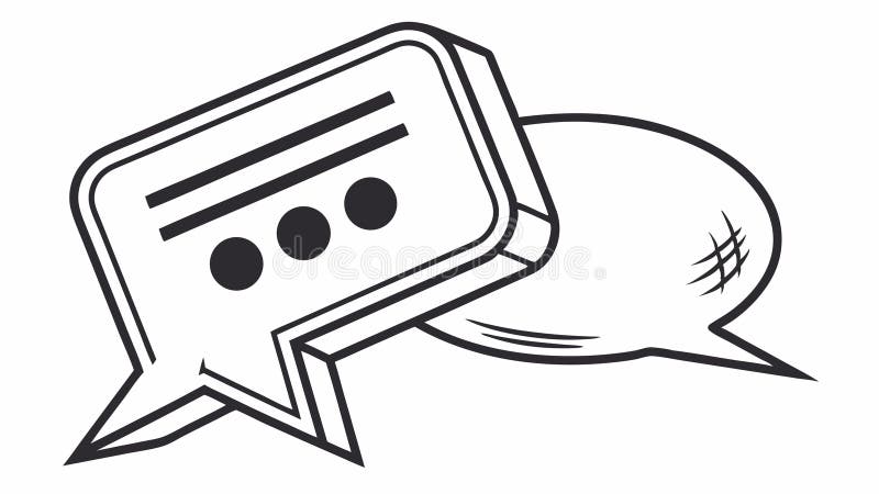 Favorite Message, Star & Chat Bubble Icon. Vector Design Generative AI ...