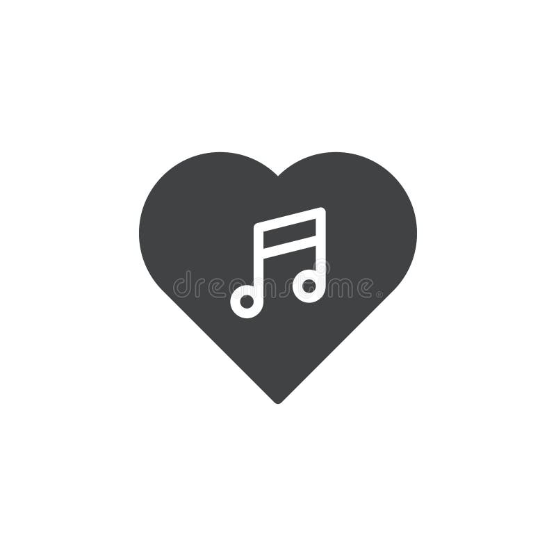 Favorite Music Icon Simple Vector Symbol Stock Vector - Illustration of ...