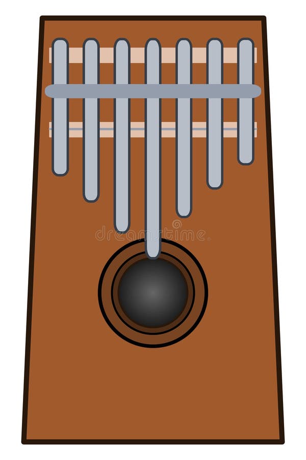Favorite Musical Instrument - Kalimba Stock Vector - Illustration of ...