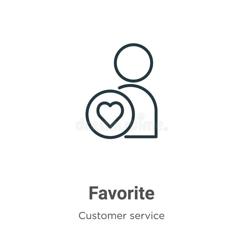 Favorite Vector Icon on White Background. Flat Vector Favorite Icon ...