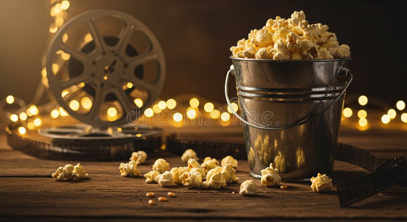 Favorite Popcorn Recipes for National Popcorn Day Stock Illustration ...