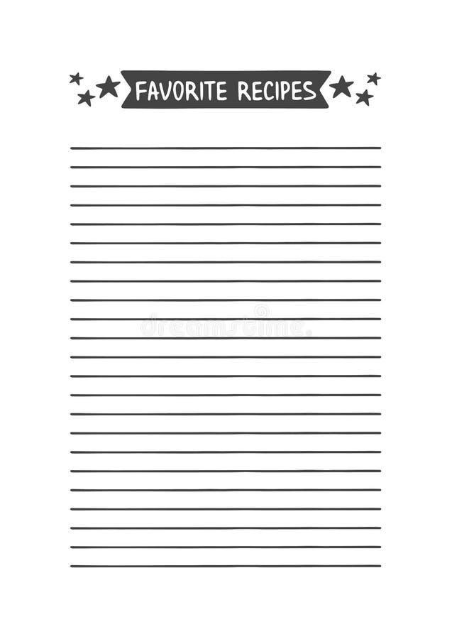 Favorite Recipes Stock Illustrations – 1,325 Favorite Recipes Stock ...