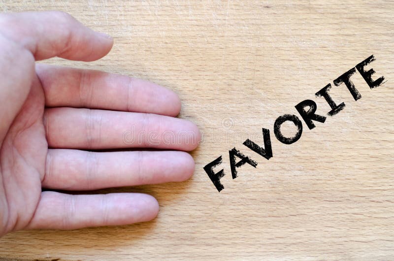 FAVOUR Text Written on Wooden Frame School Blackboard Stock Photo ...