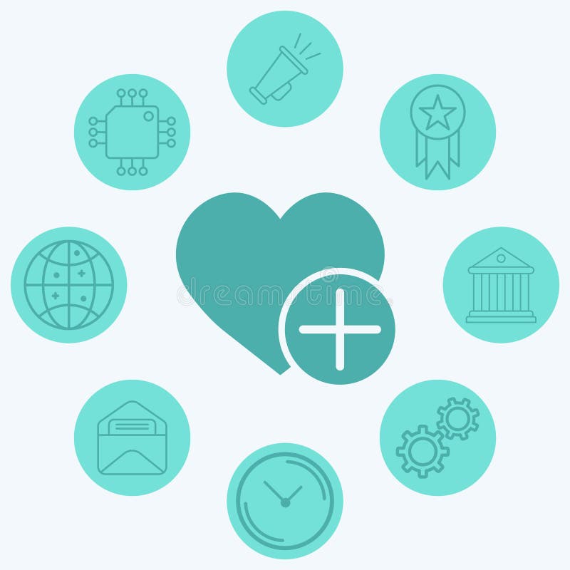 Favorite Vector Icon Sign Symbol Stock Illustration - Illustration of ...