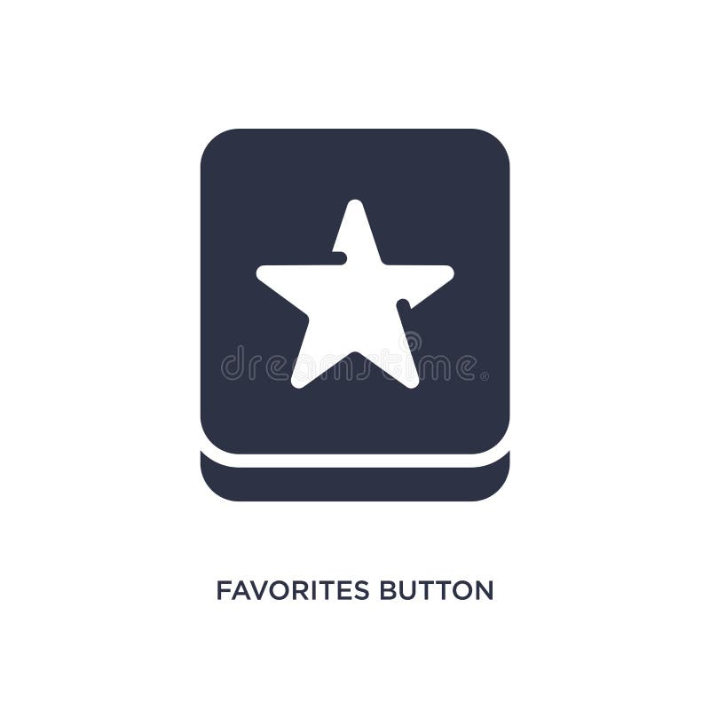 Favorites Button Vector Linear Icon Isolated On Transparent Background ...