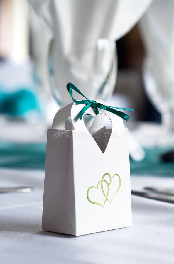 Favour Bag at a Wedding stock image. Image of love, ceremony - 92022339