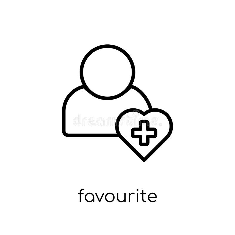 Favourites Thin Line Icon, Mark And Favorite, Bookmark With Star Sign ...