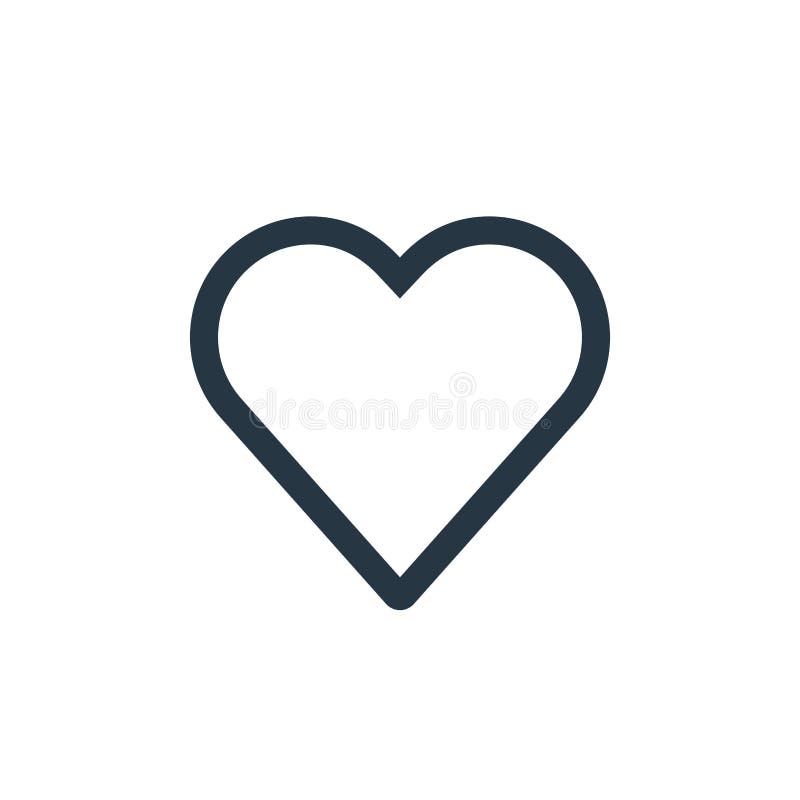 Favourite Icon Vector from Ui Concept. Thin Line Illustration of ...