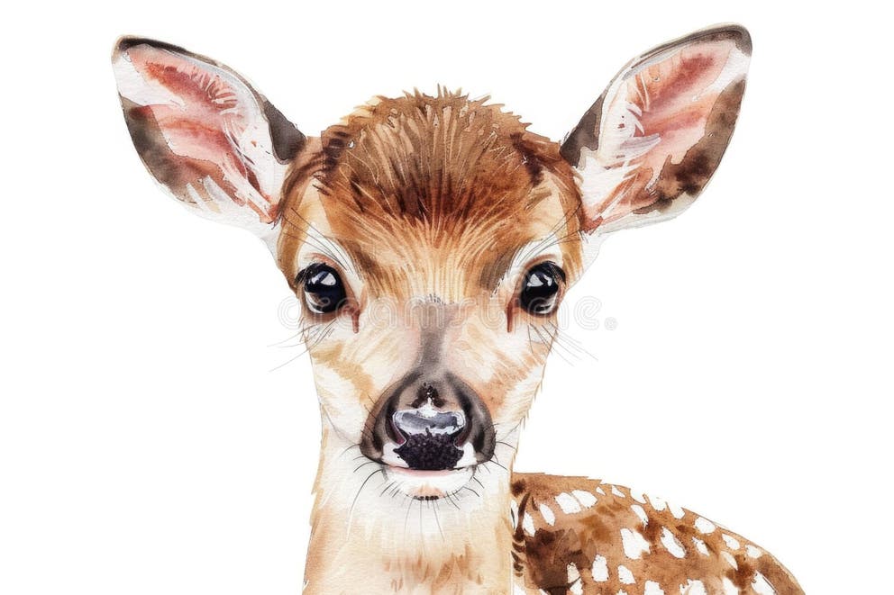A Fawn Looking at the Camera, Perfect for Nature Themes Stock Photo ...