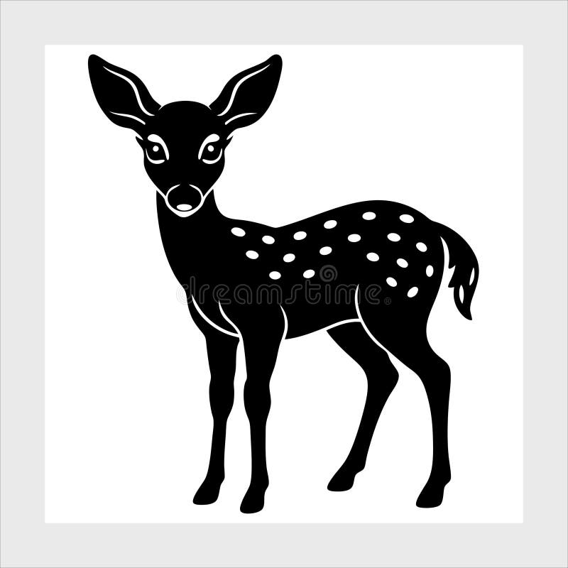 A Fawn Vector Illustration Icon. Stock Vector - Illustration of icon ...