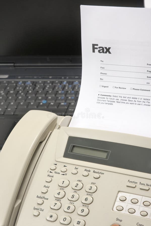 Detalhe da máquina de fax foto de stock. Imagem de lustroso - 12584344