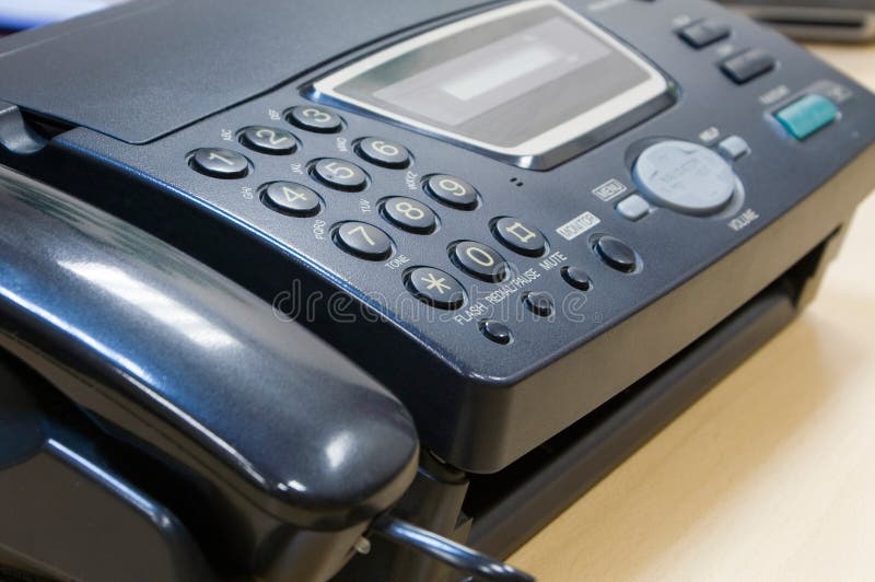 Fax machine stock photo. Image of device, digitally, eletronic - 6278944