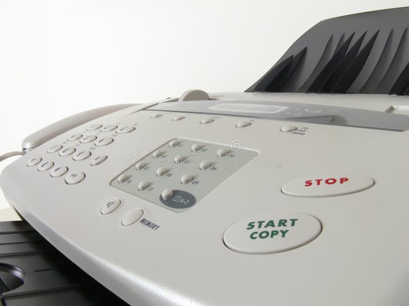 Fax stock image. Image of telephone, copy, equipment, communication ...