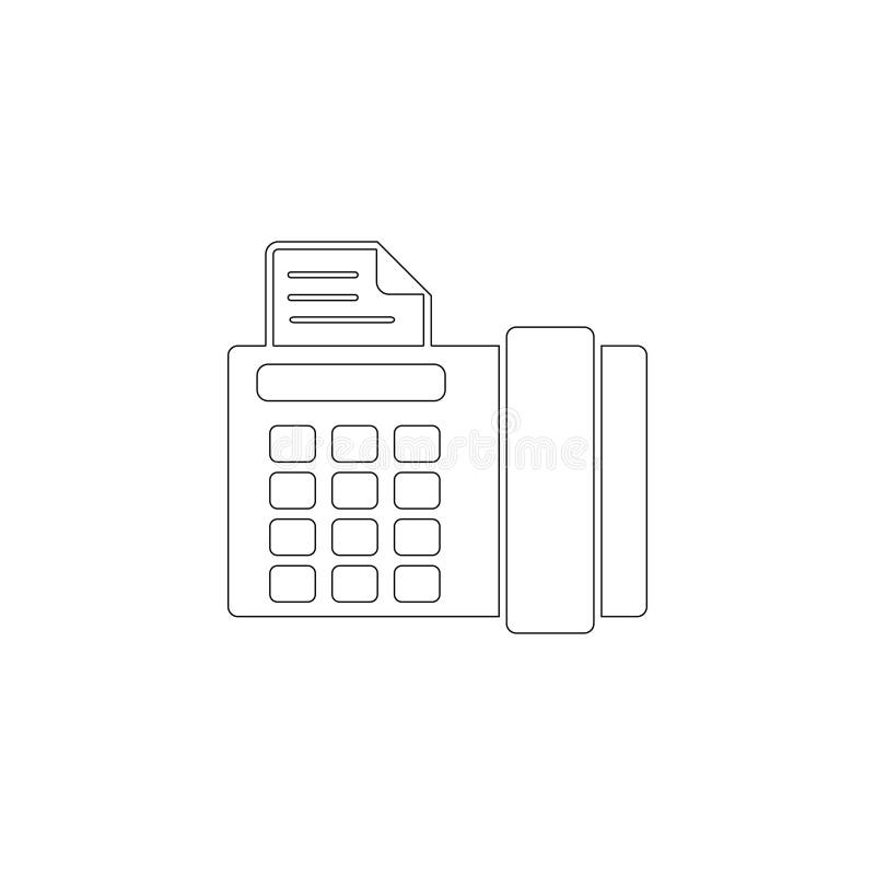 Fax. flat vector icon stock vector. Illustration of paper - 149675238