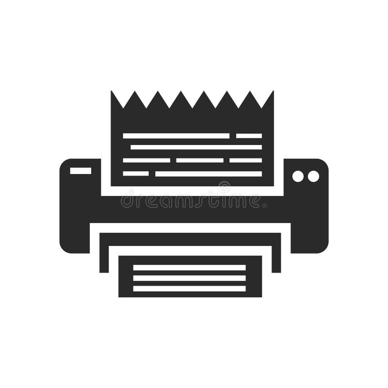 Fax Icon Vector Sign and Symbol Isolated on White Background, Fax Logo ...