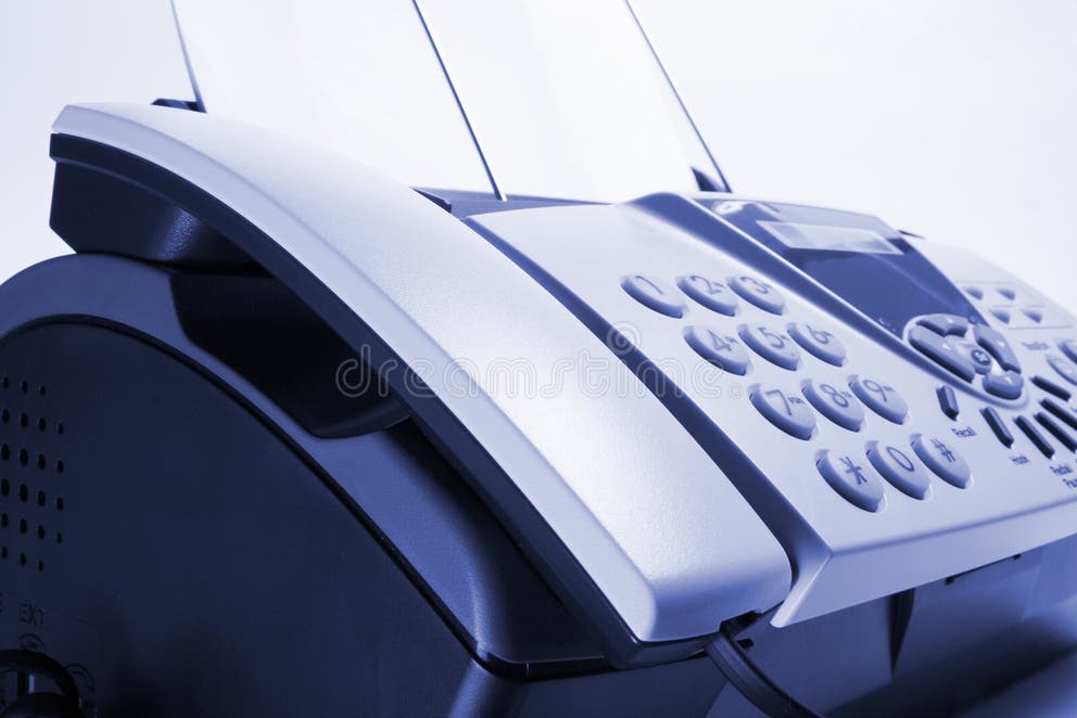 Fax Machine stock image. Image of equipment, buttons - 11043725