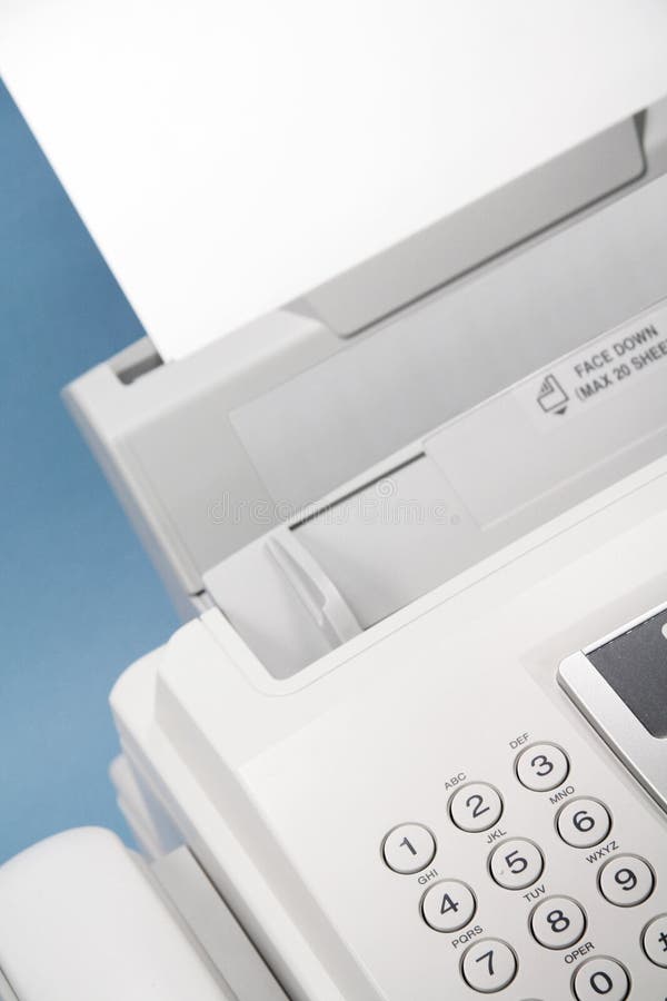 Fax Machine stock photo. Image of electronics, telephone - 221284
