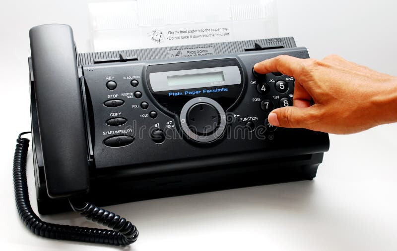 Fax machine stock photo. Image of tele, communicate, report - 3330736