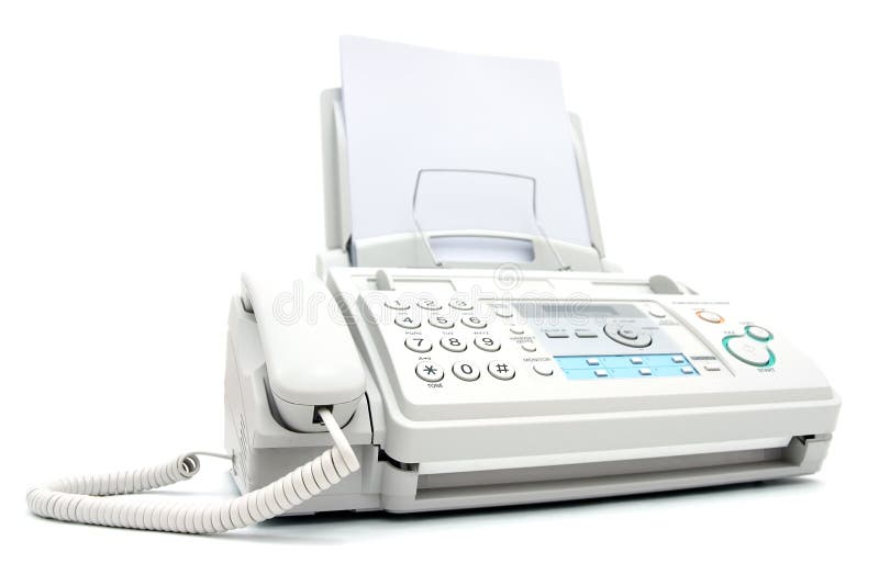 Fax machine stock photo. Image of tele, communicate, report - 3330736