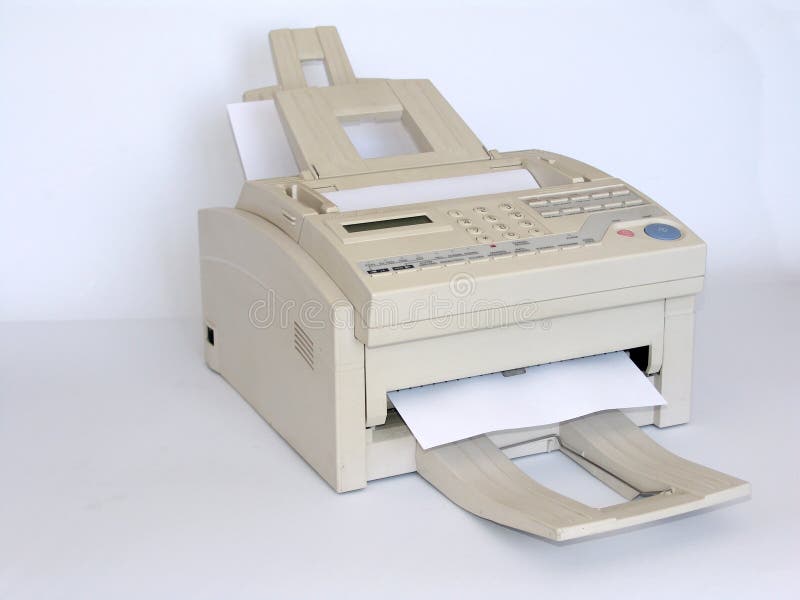 Fax machine stock photo. Image of scanner, inkjet, machine - 69438