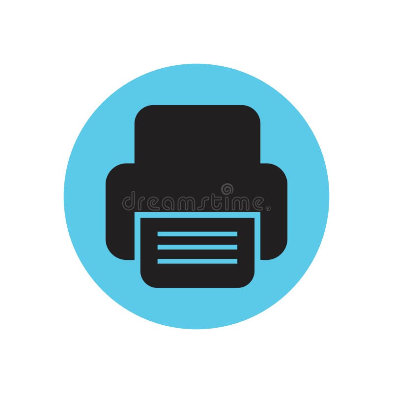 Fax Machine Logo Template Vector Icon Design Stock Vector ...