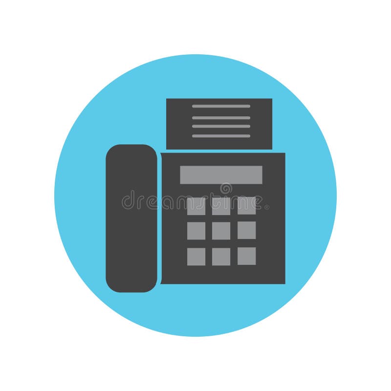 Fax Machine Logo Template Vector Icon Design Stock Vector ...