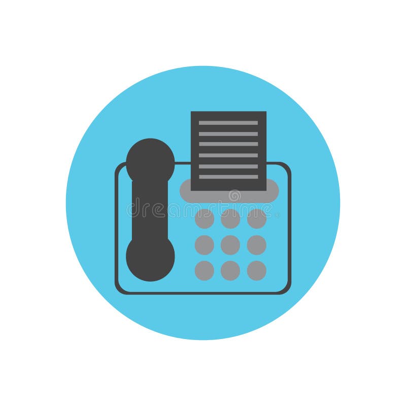 Fax Machine Logo Template Vector Icon Design Stock Vector ...