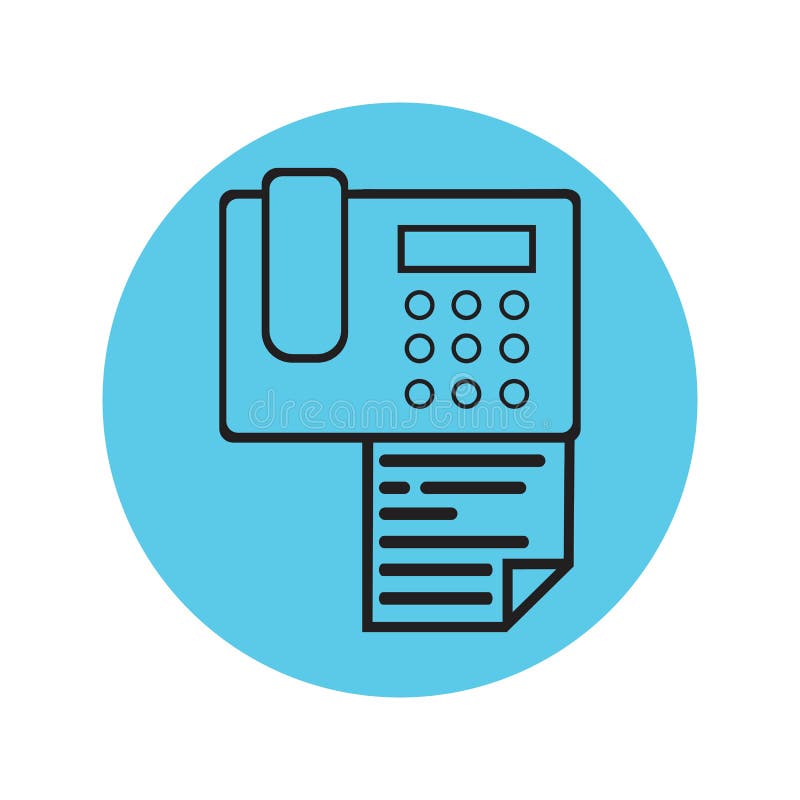 Fax Machine Logo Template Vector Icon Design Stock Vector ...