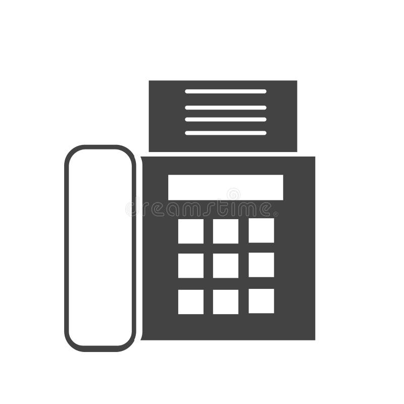 Fax Machine Logo Template Vector Icon Design Stock Vector ...