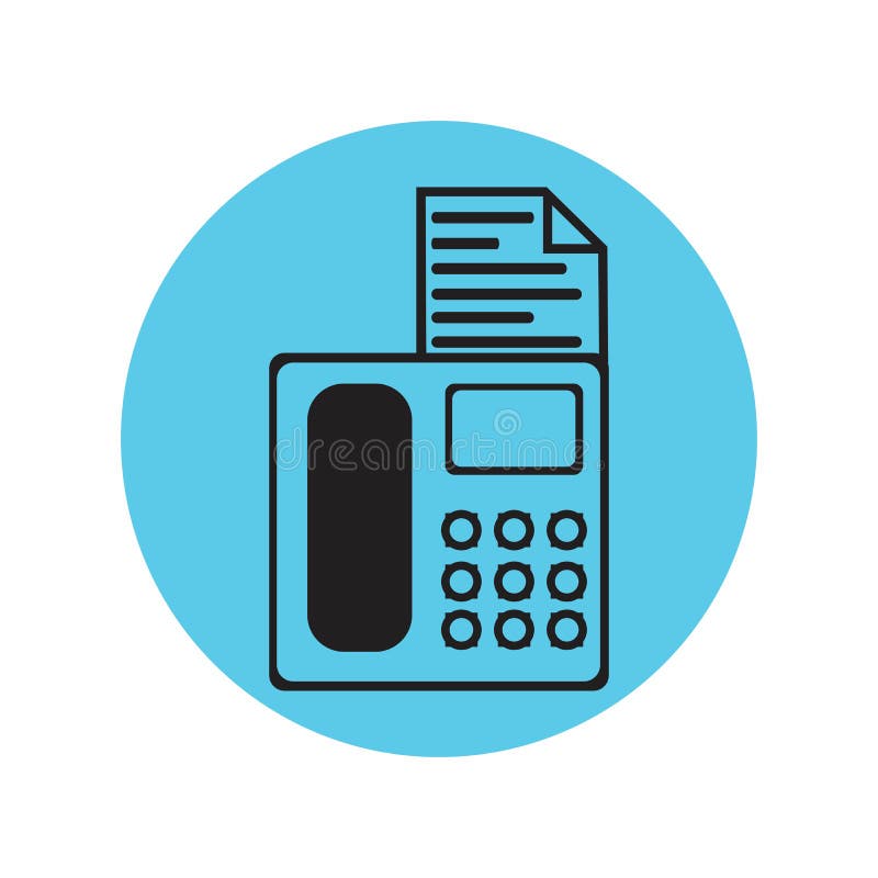 Fax Machine Logo Template Vector Icon Design Stock Vector ...