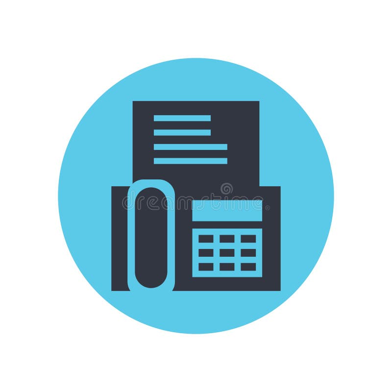 Fax Machine Logo Template Vector Icon Design Stock Vector ...