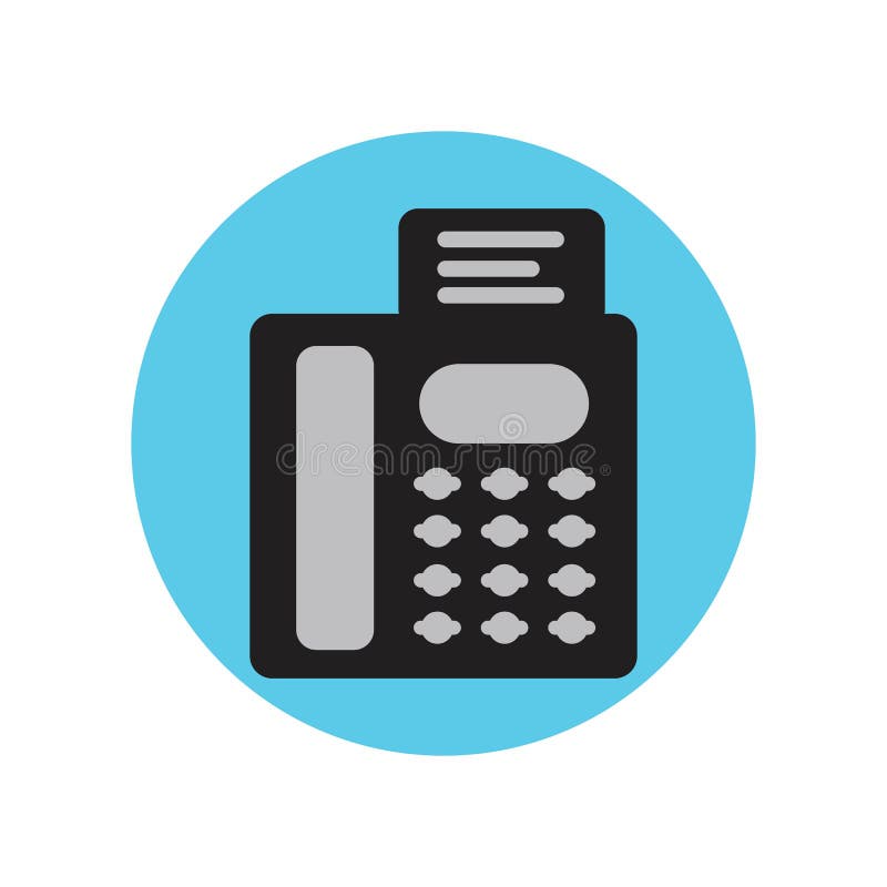 Fax Machine Logo Template Vector Icon Design Stock Vector ...