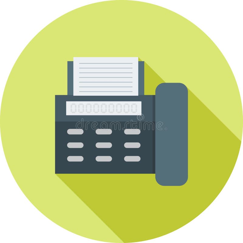 Fax stock vector. Illustration of comunication, information - 91637139