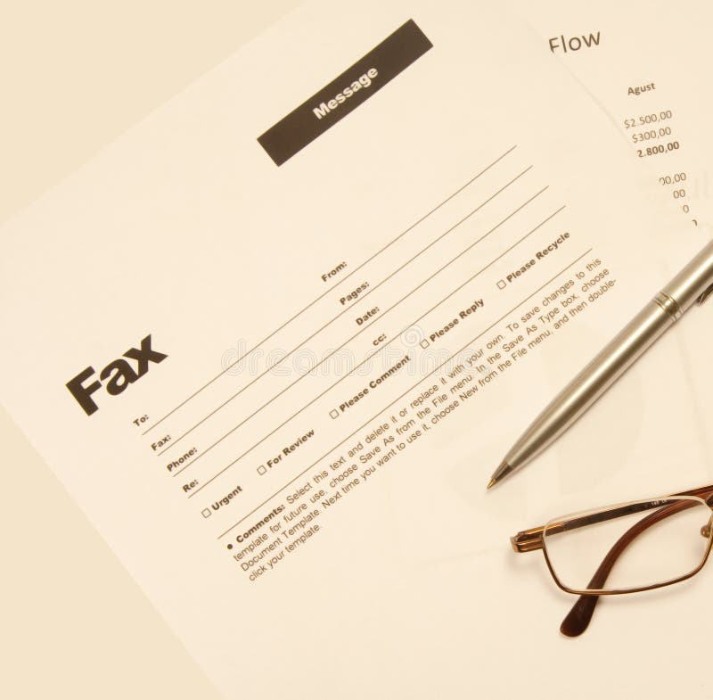 Fax message stock photo. Image of sepia, communicate - 15454092
