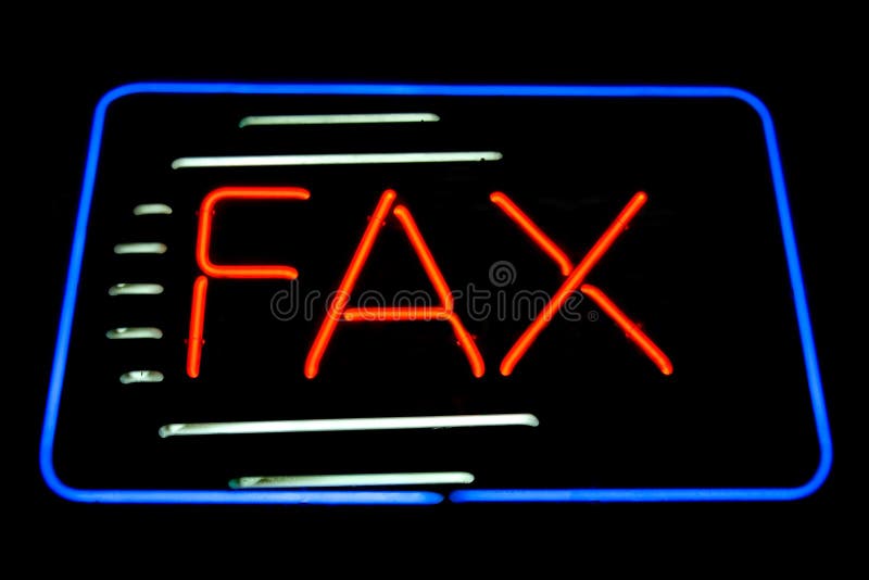 Fax Neon Sign Stock Photos - Free & Royalty-Free Stock Photos from ...