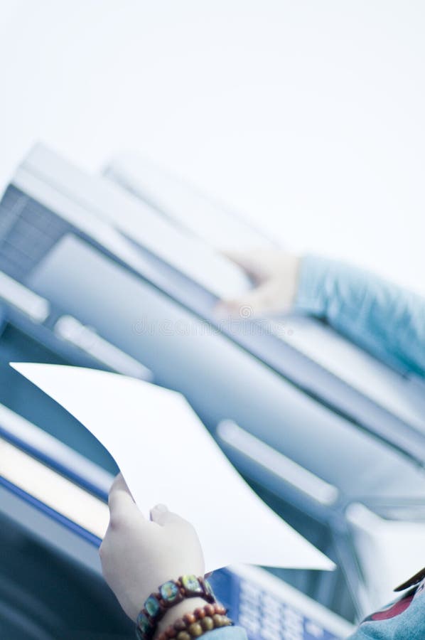 Fax printer stock image. Image of peripheral, device, laser - 4901923