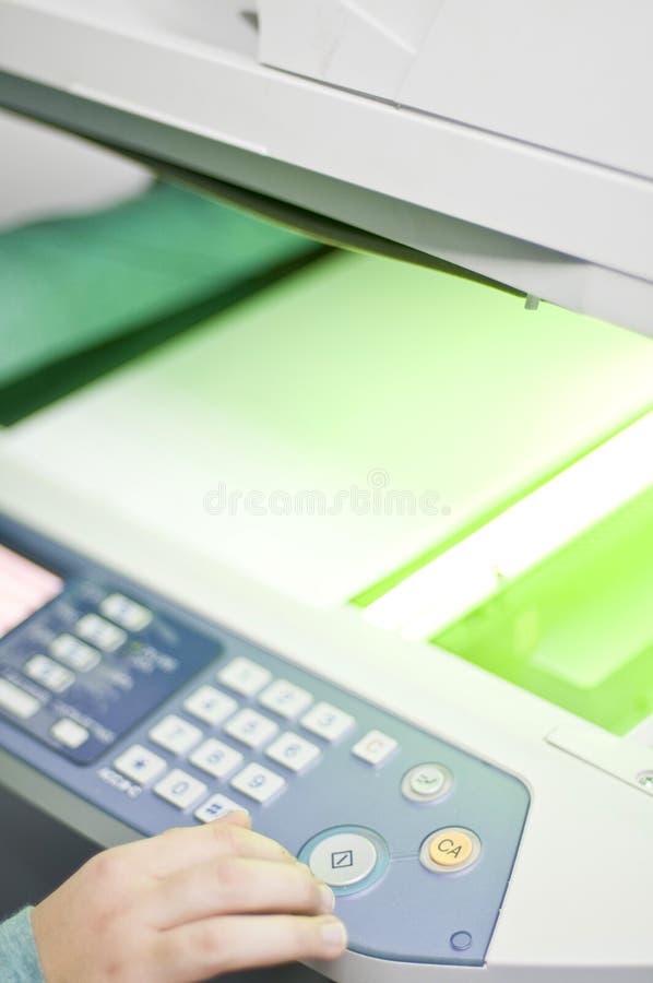 Fax printer stock image. Image of photocopier, device - 4901953