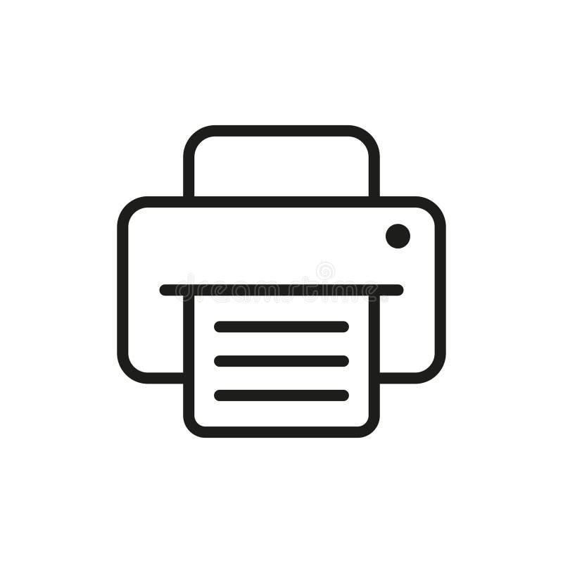 Fax Stationary Icon Vector Design Templates Simple and Modern Stock ...