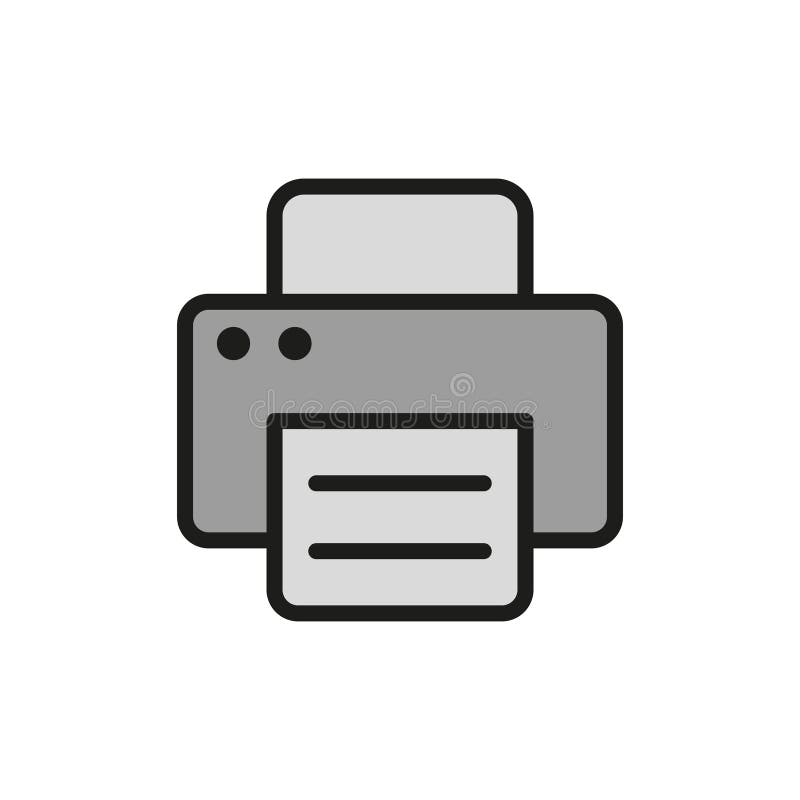 Fax Stationary Icon Vector Design Templates Simple and Modern Stock ...