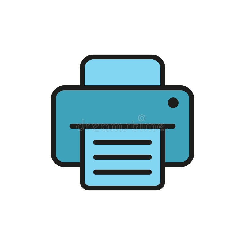 Fax Stationary Icon Vector Design Templates Simple and Modern Stock ...